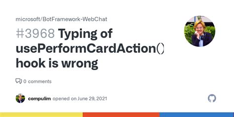 Typing Of Useperformcardaction Hook Is Wrong · Issue 3968