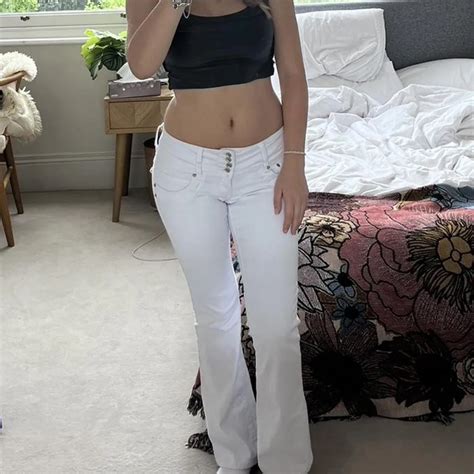 Sexy Girls In Low Rise Tight White Skinny Jeans Life With A Jeans Fetish