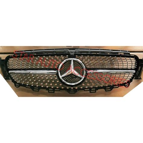 Jual Grill Diamond Mercedes Benz W213 Pre Facelift List Black Logo