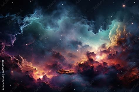 Visualization Of Space Stock Illustration Adobe Stock