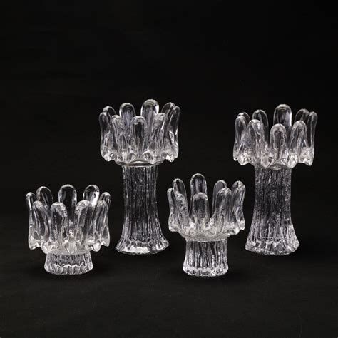 Bilder för 2350549 GÖRAN WÄRFF LJUSLYKTOR 4 stycken i glas sunflower