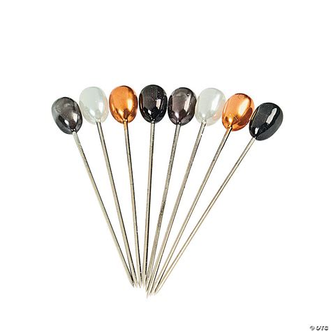 Metallic Floral Pins Discontinued