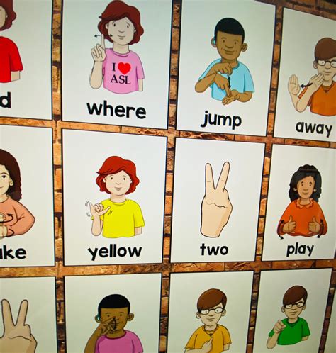 Sign Language Phrases Printable