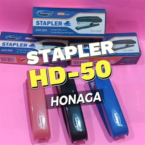 Alat Staples Alat Stapler Honaga Hd 50 Besar Lazada Indonesia