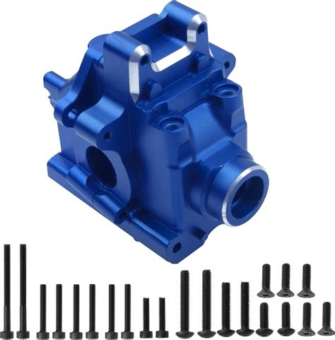 Amazon Com Vgoohobby Metal Front Rear Gearbox Housing Bulkhead Differential Gear Box Cover Case