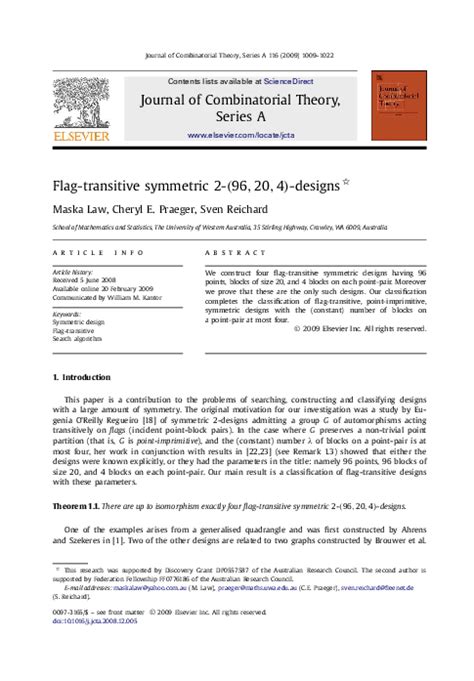 Pdf Flag Transitive Symmetric 2 Designs