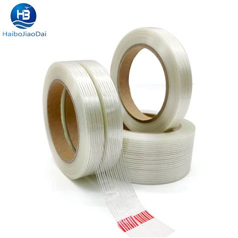 Heavy Duty Fiberglass Filament Reinforced Filament Strapping Tape For