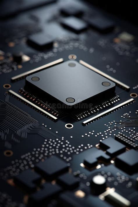 Ai Chip Finance In Detail Ai Generated Stock Illustration Illustration Of Cyber Concept