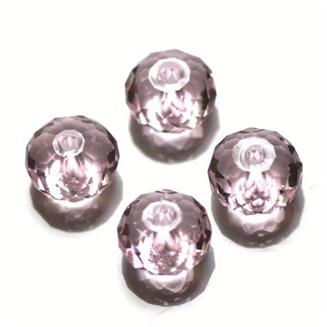 Flat Beads Crystal Glass Loose Beads Spacer Beads Temu Australia