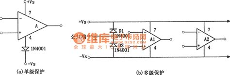 精密单位增益反相放大电路 运算放大电路 维库电子市场网