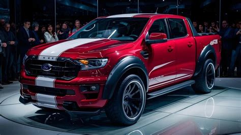 A Red Ford Suv Is On Display In A Showroom Premium Ai Generated Image