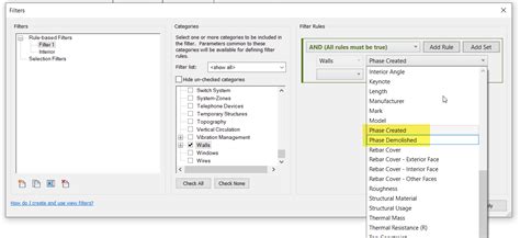 Solved Phase Created Not Showing In View Filters Autodesk Community