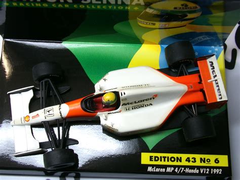 F1 AYRTON SENNA McLaren MP 4 7 Honda V12 1992 MINICHAMPS 1 43 Aukro