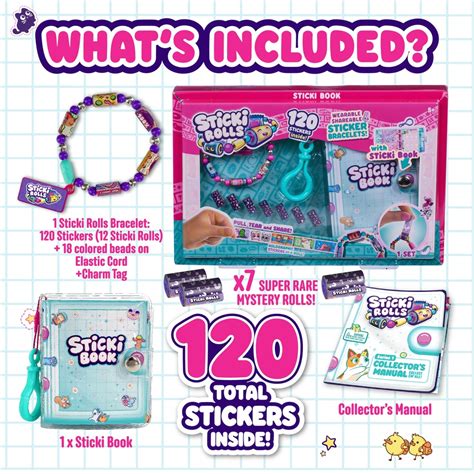 Sticki Rolls Sticki Book With 120 Stickers Smyths Toys Ireland