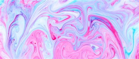 추상적인 여러 가지 빛깔의 배경 화면 보호기 핑크 블루 컬러와 유체 예술 블루 핑크 질감입니다 액체에 착 색 된 페인트 얼룩 0명에 대한 스톡 사진 및 기타 이미지 Istock