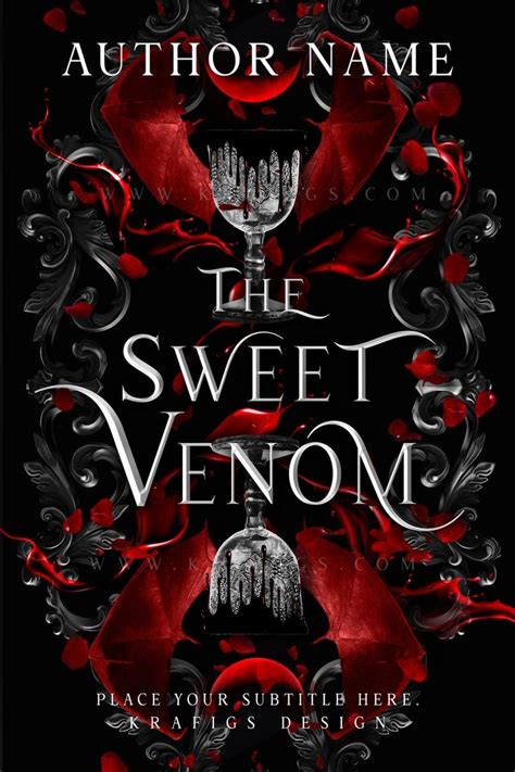 The Sweet Venom Premade Book Cover Krafigs Design Dark Fantasy