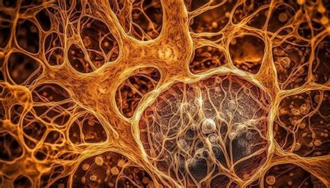 Premium Ai Image Fractal Shaped Cells Magnified For Medical Research Generated By Ai