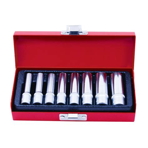 Standard 9pc 14 Inch Drive 6 Point Socket Set And Tool Kit In Blow