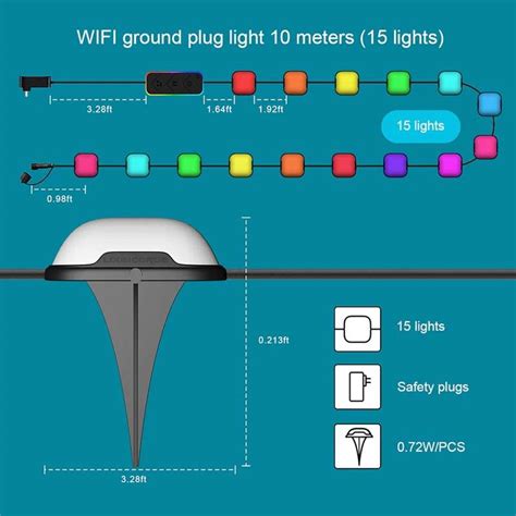 Tuya Rgbic Smart Wifi Och Bluetooth Led Golvlampor Fr N Giadino