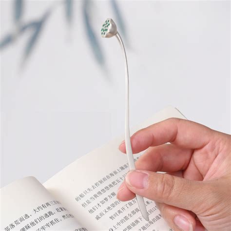 纯银925银莲蓬书签生莲金属创意莲花国风青莲小清新定制刻字精致 虎窝淘