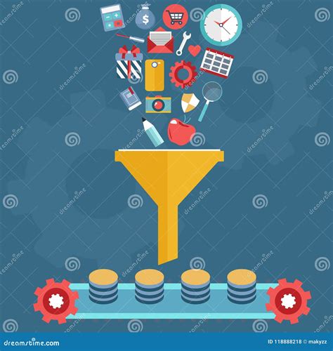 Concepts For Creative Process Big Data Filter Data Tunnel And