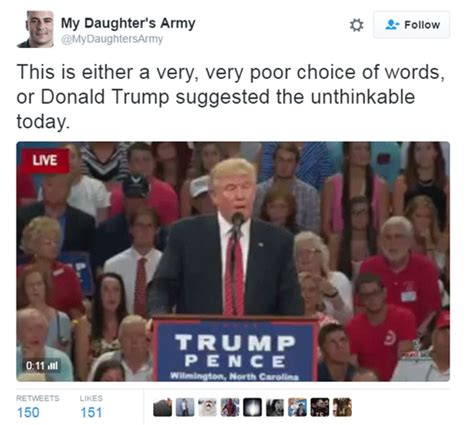 Us Election Anger Over Donald Trump Gun Rights Remarks Bbc News
