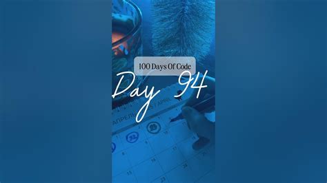 day 9️⃣4️⃣ of 1️⃣0️⃣0️⃣ days of code challenge 100daysofcode