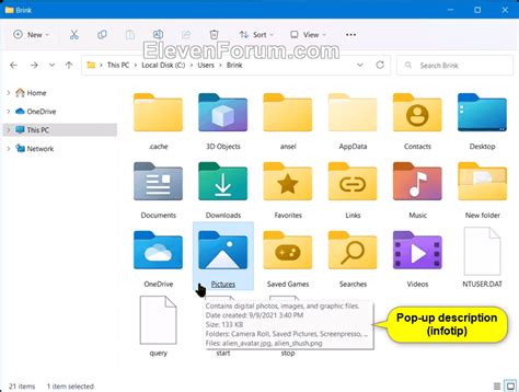 Enable Or Disable Pop Up Description For Folder And Desktop Items In Windows Windows Forum