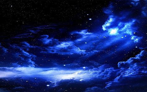 Blue Sky Dark Aesthetic Wallpapers Wallpaper Cave