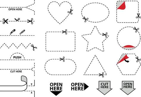 Cutting Template Vector Art Icons And Graphics For Free Download
