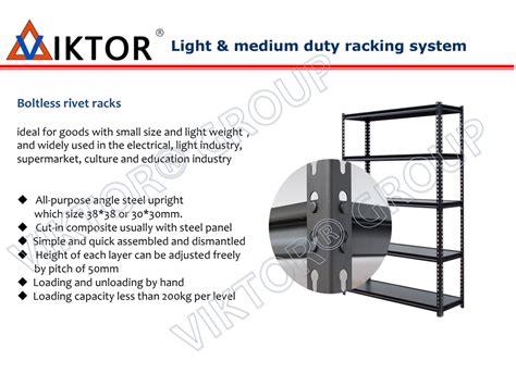Light Duty Racking System Buy Light Duty Racking System Product On
