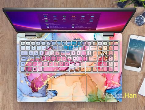 Hp Laptop Skin Hp Probook 450 G7 Personalized Customizable Watercolor