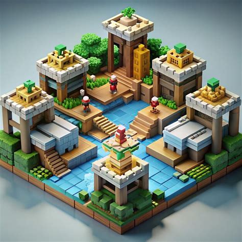 Premium Photo Pixel Art Rpg Town