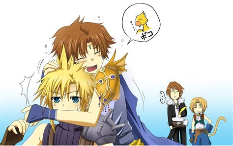 Meru Bartz Klauser Boco Chocobo Cloud Strife Squall Leonhart