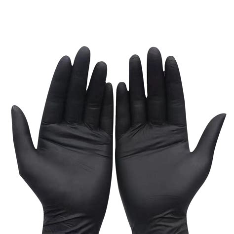 Basic Nitrile Exam Gloves 55 Heavy Duty Powder Clean Disposable Glove