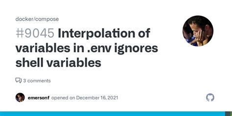 interpolation of variables in env ignores shell variables · issue