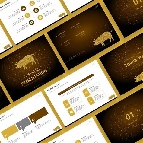 비즈폼 봄 벚꽃 선물 상자 이미지 Ppt 템플릿 Artofit