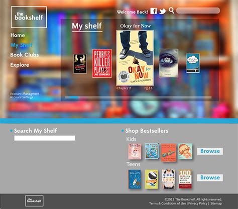 The Bookshelf On Behance