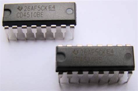 4510 Presettable 4 Bit Bcd Updown Counter Hacktronics