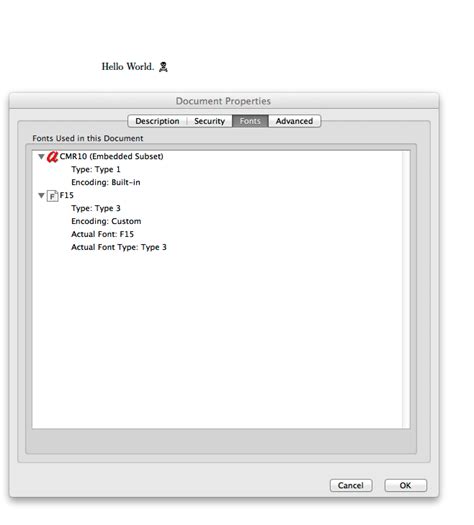Embedding Fonts In PDF TeX LaTeX Stack Exchange
