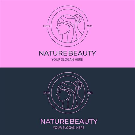 Plantilla De Logotipo De Mujer Plana Lineal Vector Gratis