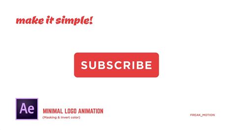 How To Make Youtube Subscribe Button After Effects Tutorial 100