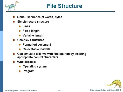 Chapter Filesystem Interface Operating System Concepts
