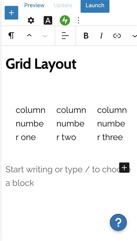 Layout Grid: Editor Mobile View Not Fully Responsive · Issue #152 · Automattic/block-experiments ...