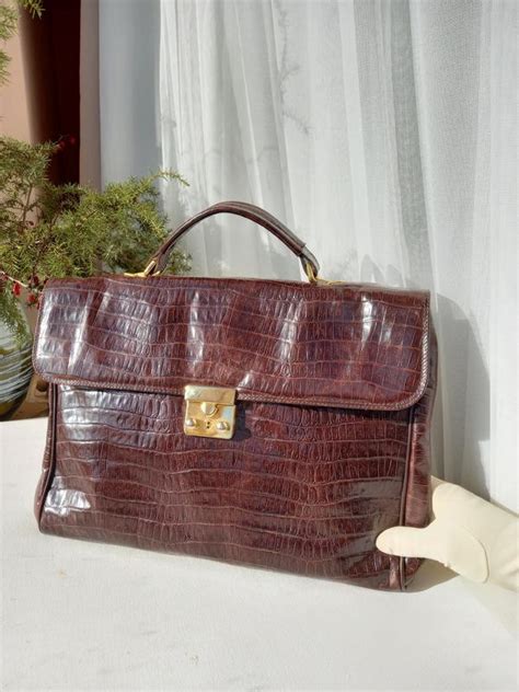 Вінтажний шкіряний портфель — ціна 3500 грн у каталозі Сумки Купити аксесуари за доступною ціною