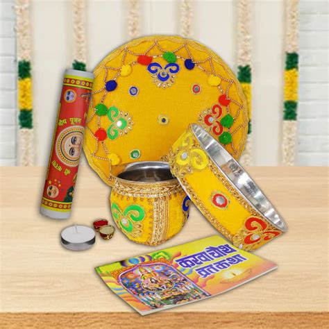 Buy Me And You Beautiful Karwa Chauth Pooja Thali Set Karwa Chauth