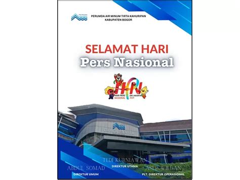 Perumda Air Minum Tirta Kahuripan Kabupaten Bogor Selamat HPN 2024