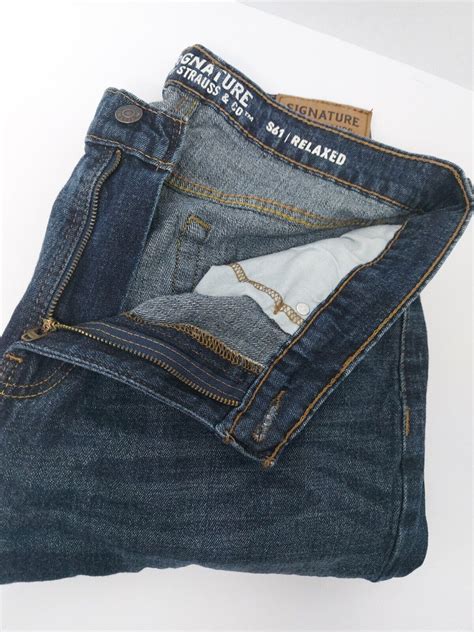 Levi Strauss Mens Signature S61 Relaxed Mens Jeans Wp Gem