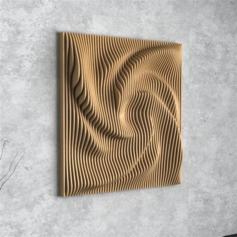 Parametric Waves Wall Art Etsy