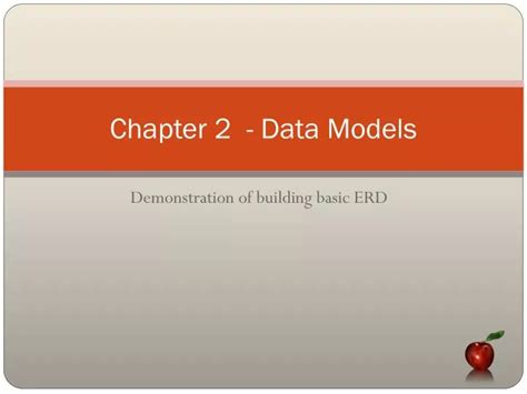 PPT Chapter Data Models PowerPoint Presentation Free Download ID